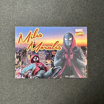 MILES MORALES Spider-Man Spiderverse Masterpieces Premium Comic Art ...