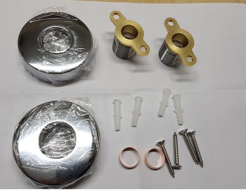 THERMOSTATIC BAR MIXER SHOWER FAST FIX EASY FIT KIT WALL BRACKETS | eBay