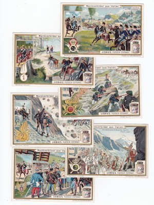 6 liebig cards - maneuvers in Italy - san1045ted - issued in 1912 | eBay