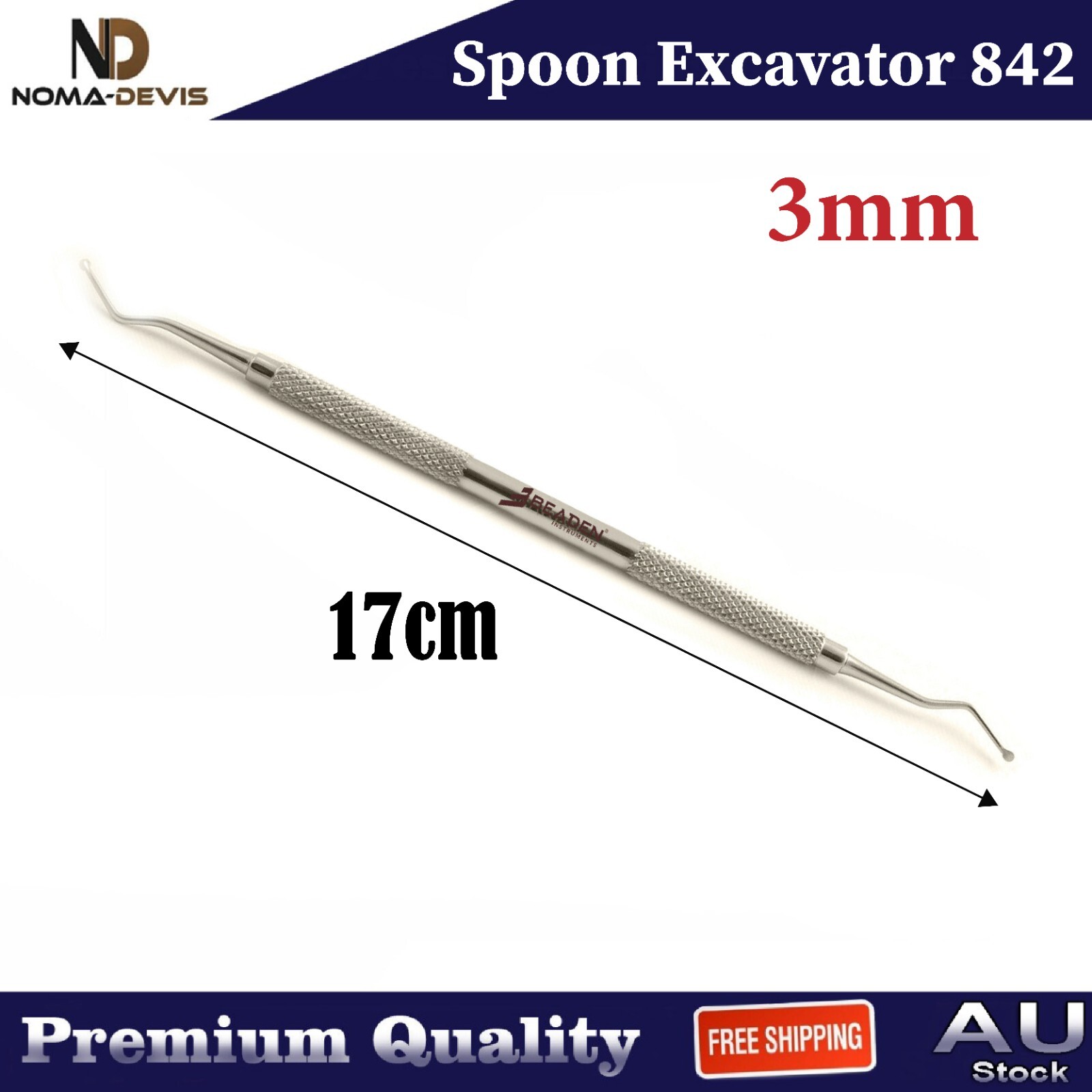 Dental Root Canal Carious Cavity Cyst Removal Spoon Excavator 842 Lab ...