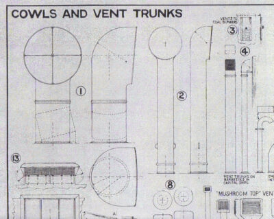 A DIGITAL PLAN of COWELS AND VENT TRUNKS for Model Shipbuilding | eBay