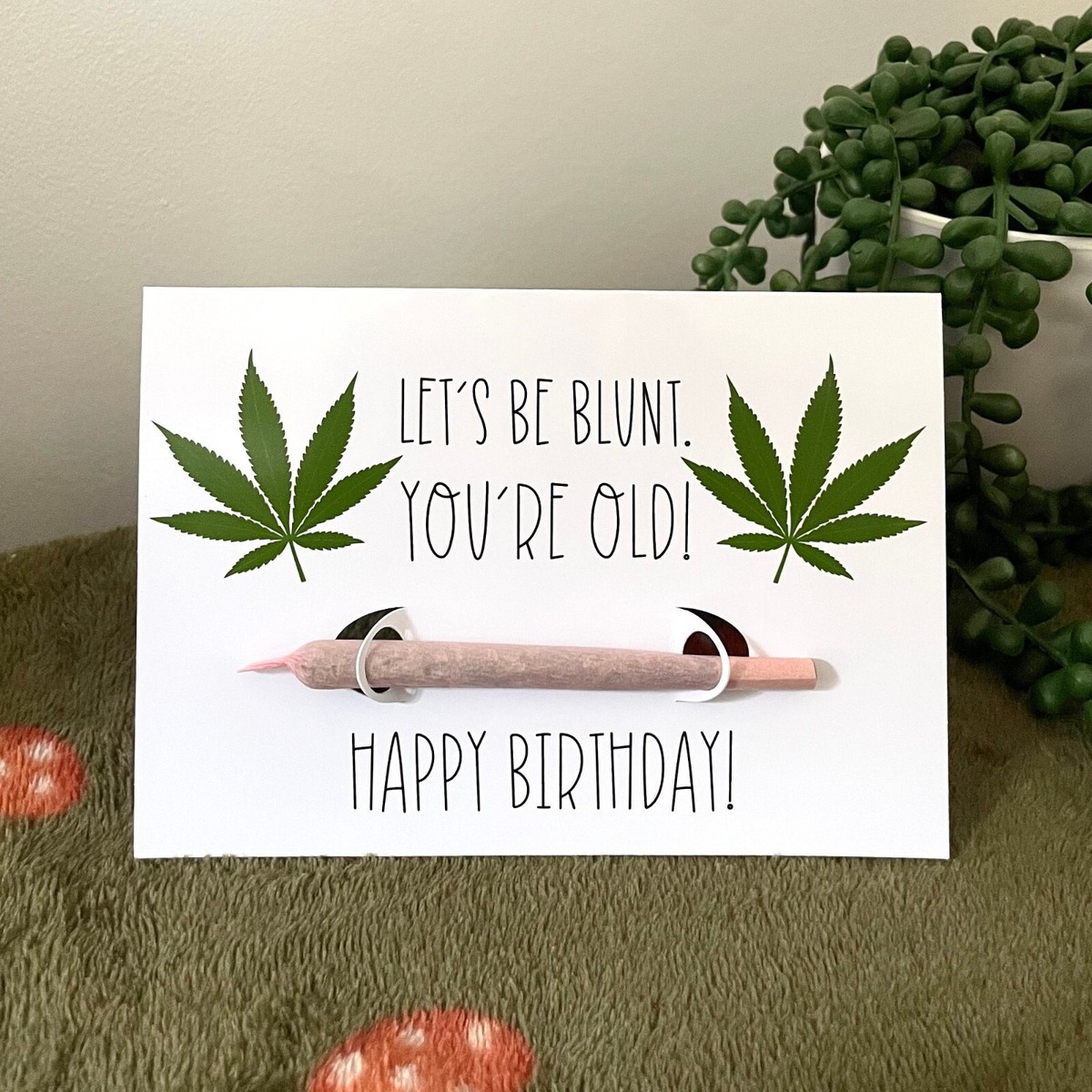 Weed And Birthday Quotes Calligraphy And Weed Make Me Happy Funny Gift