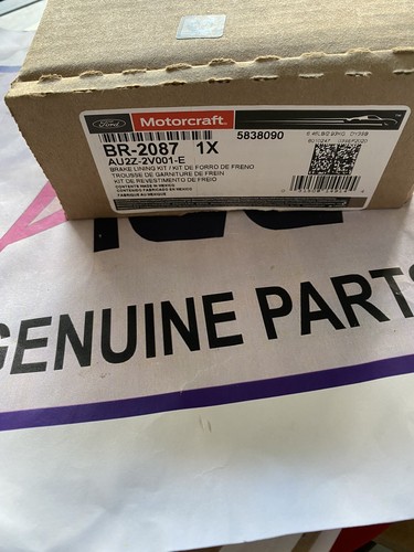 Plaquettes de frein avant organique Motorcraft BR1414B / BR2087 pour ...