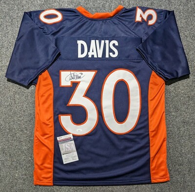 DENVER BRONCOS TERRELL DAVIS AUTOGRAPHED SIGNED JERSEY JSA COA | eBay