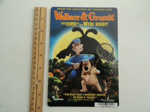 WALLACE & GROMIT THE CURSE OF WERE-RABBIT - BLOCKBUSTER VIDEO BACKER ...