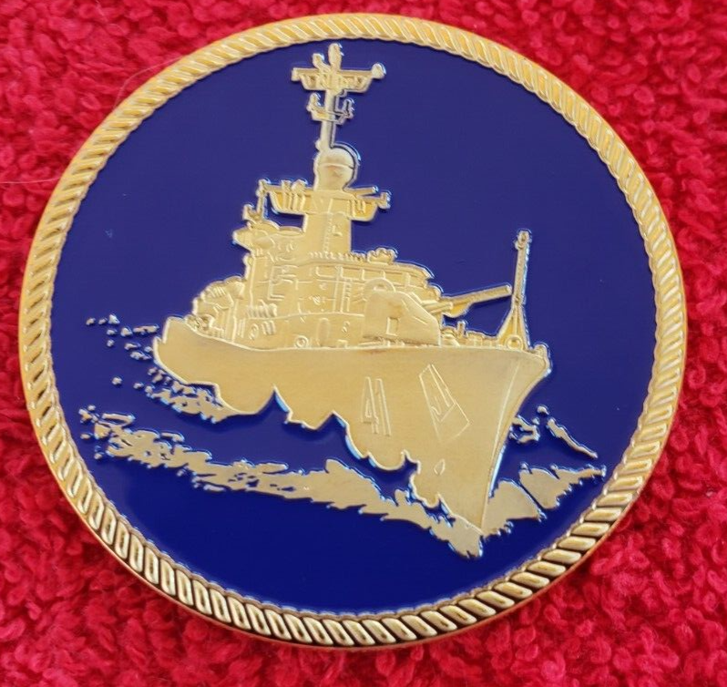 BULGARIAN NAVY FRIGATE DRAZKI CHALLENGE COIN USCG USMC US NAVY | eBay