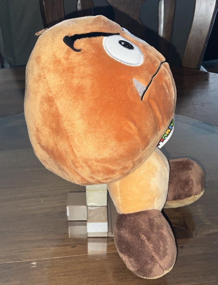 Nintendo 2018 Authentic Super Mario 10" Goomba Plush Stuffed Toy Figure ...