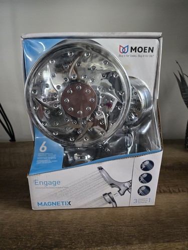 Moen 26013 Engage Hand Showerhead Combo Magnetix Chrome Finish NEW IN ...