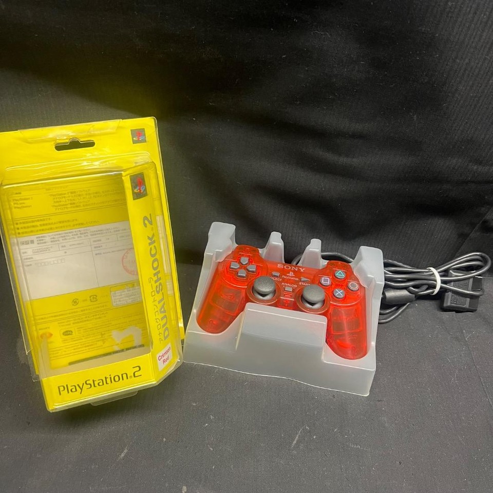 PS2 Dual Shock 2 Controller Crimson Red SONY Playstation 2 DualShock 2 ...