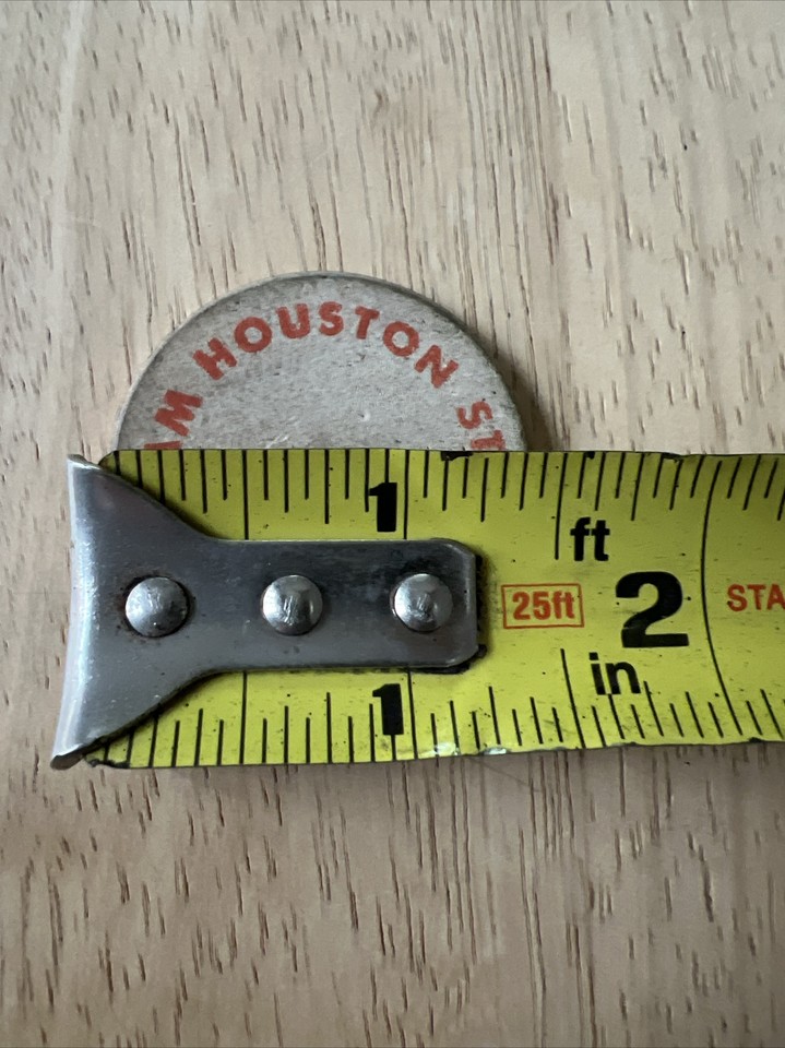 Vintage Tuit Visit Sam Houston State University wooden token | eBay