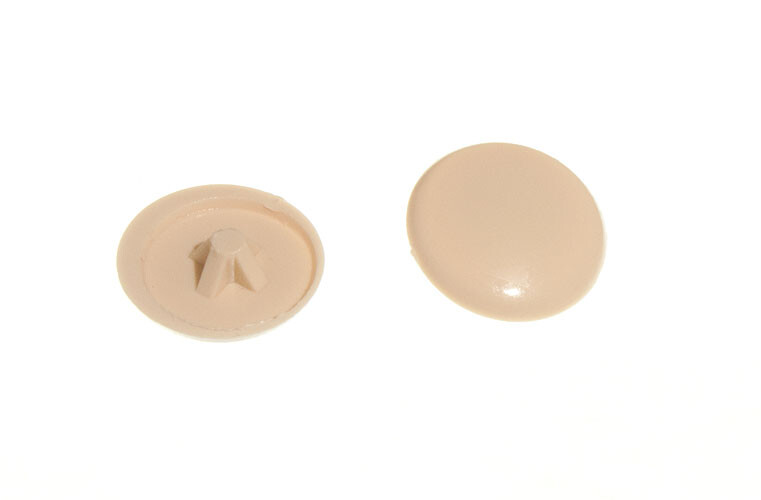 500 X Screw Cap For Pozi Phillips Head Screws Beige Onestopdiy New | eBay