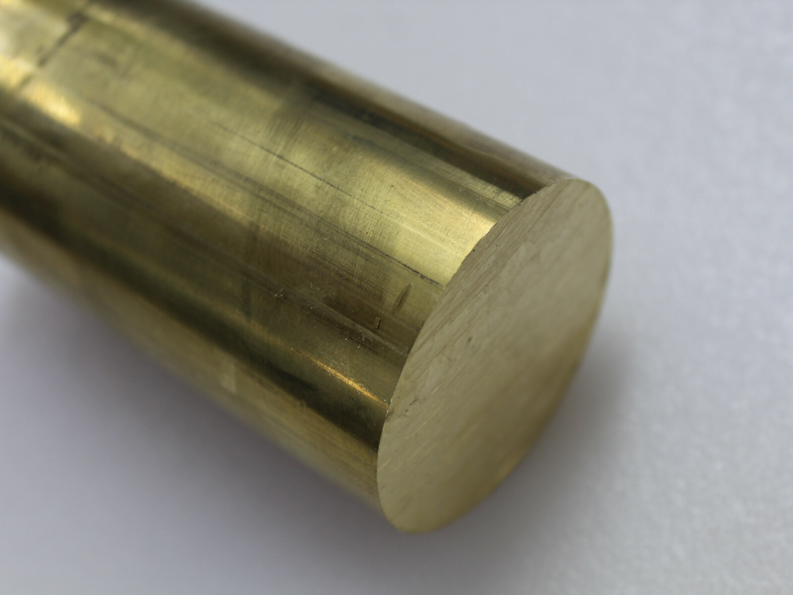 2-1/2" C360 BRASS ROUND ROD 5" long Solid H02 Lathe Bar Stock 2.50 ...