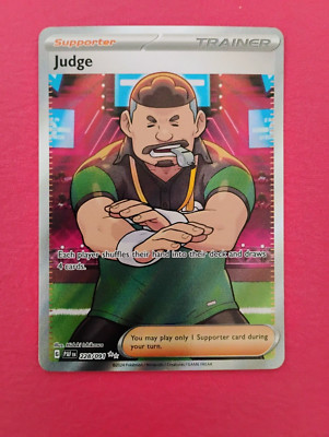 Judge 228/091 Paldean Fates Full Art Trainer Pokemon TCG | eBay