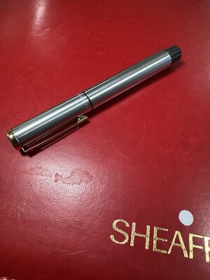 Sheaffer Agio Compact Fountain Pen M Nib Nickel With Gold | eBay