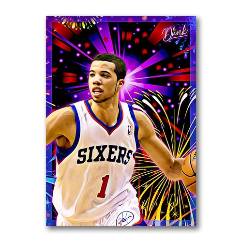 Michael Carter-Williams Rocket Rookie Sketch Card Limited 01/30 Dr ...
