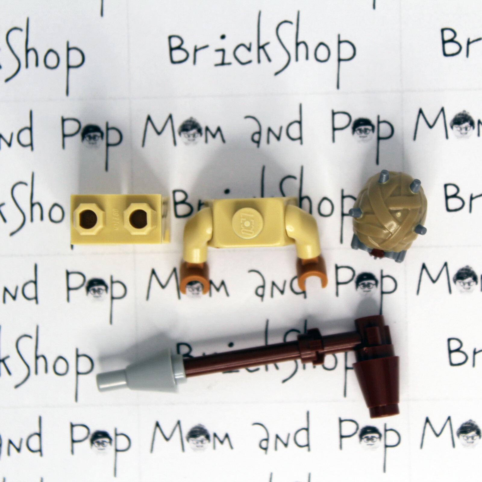 LEGO Star Wars Tusken Raider Minifigure with Gaffi Stick Figure | eBay