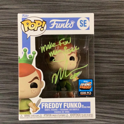 Funko POP! Freddy Funko As Peter Pan (Arena Freddy 4500 PCS)(Signed ...