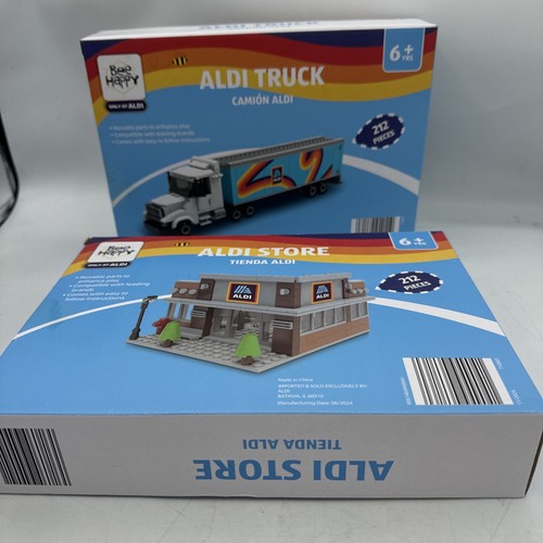 Bee Happy Aldi Truck and Aldi Store Building Sets Lot 4061464949041| eBay