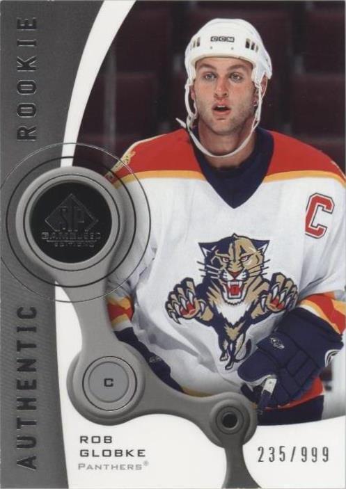 2005-06 SP Game Used Edition - Authentic Rookies Rob Globke #213 /999 ...