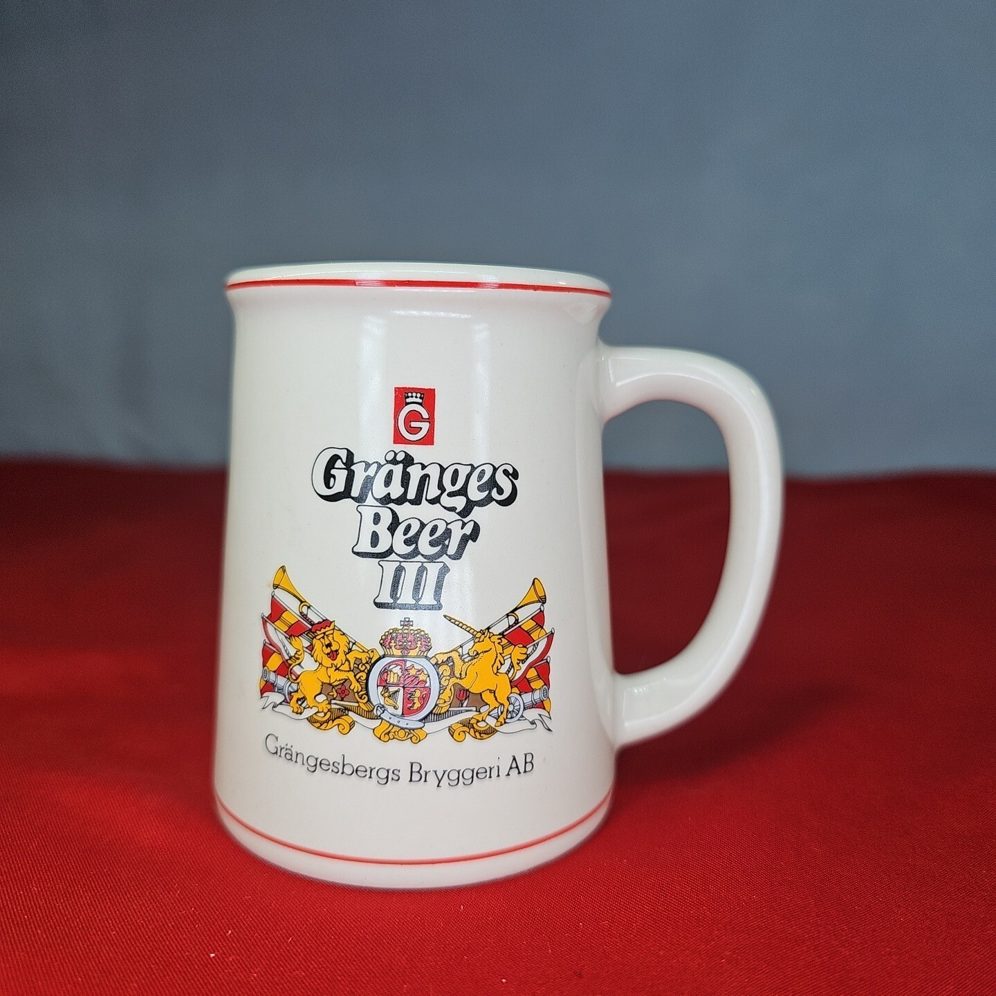 Vintage Tankard Mini Beer Mug GRANGES Stein Brewery Pilsner Franklin ...