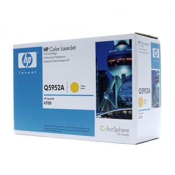 HP Q5952A Yellow 4700 643a Toner Cartridge Genuine New SEALED BOX | eBay