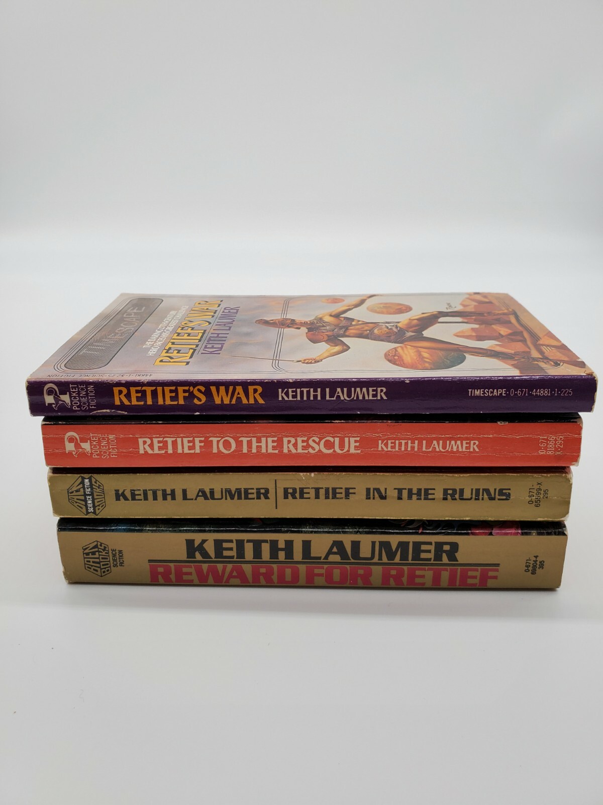 Lot of 4 Vintage Keith Laumer Retief Paperback Books War, Rescue, Ruins ...