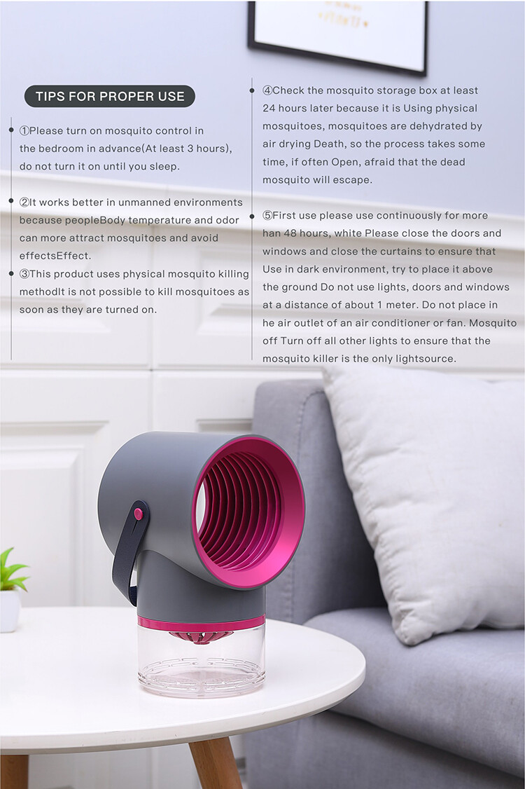 Mosquito Killer lamp indoor USB uv insect trap for photocatalytic ...