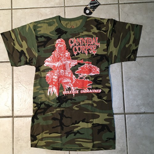T-shirt camouflage Cannibal Corpse Medium Suivez le sang | eBay