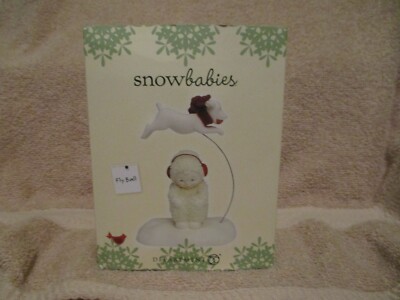 Collectible Department 56 Snowbabies Fly Ball Brand New Free Shipping ...