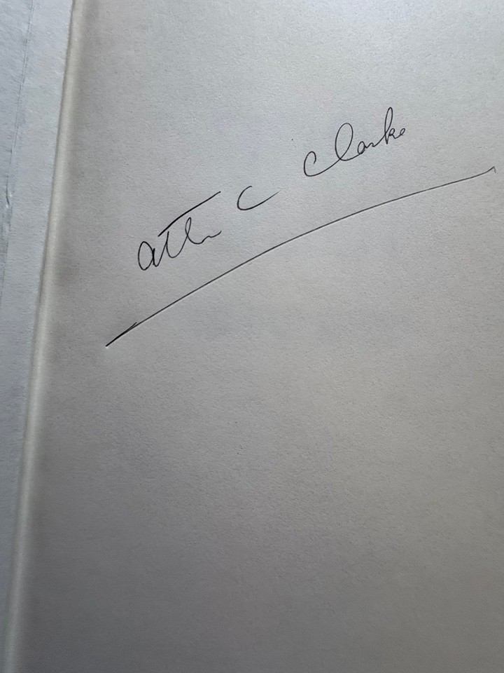 ARTHUR C CLARKE AUTOGRAPHED "3001 The FINAL ODYSSEY" 1997 SCI FI LAST ...