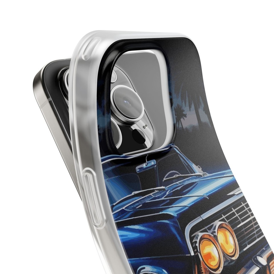 Blue 1964 Chevrolet Impala Lowrider Chevy Low Rider iPhone Samsung ...
