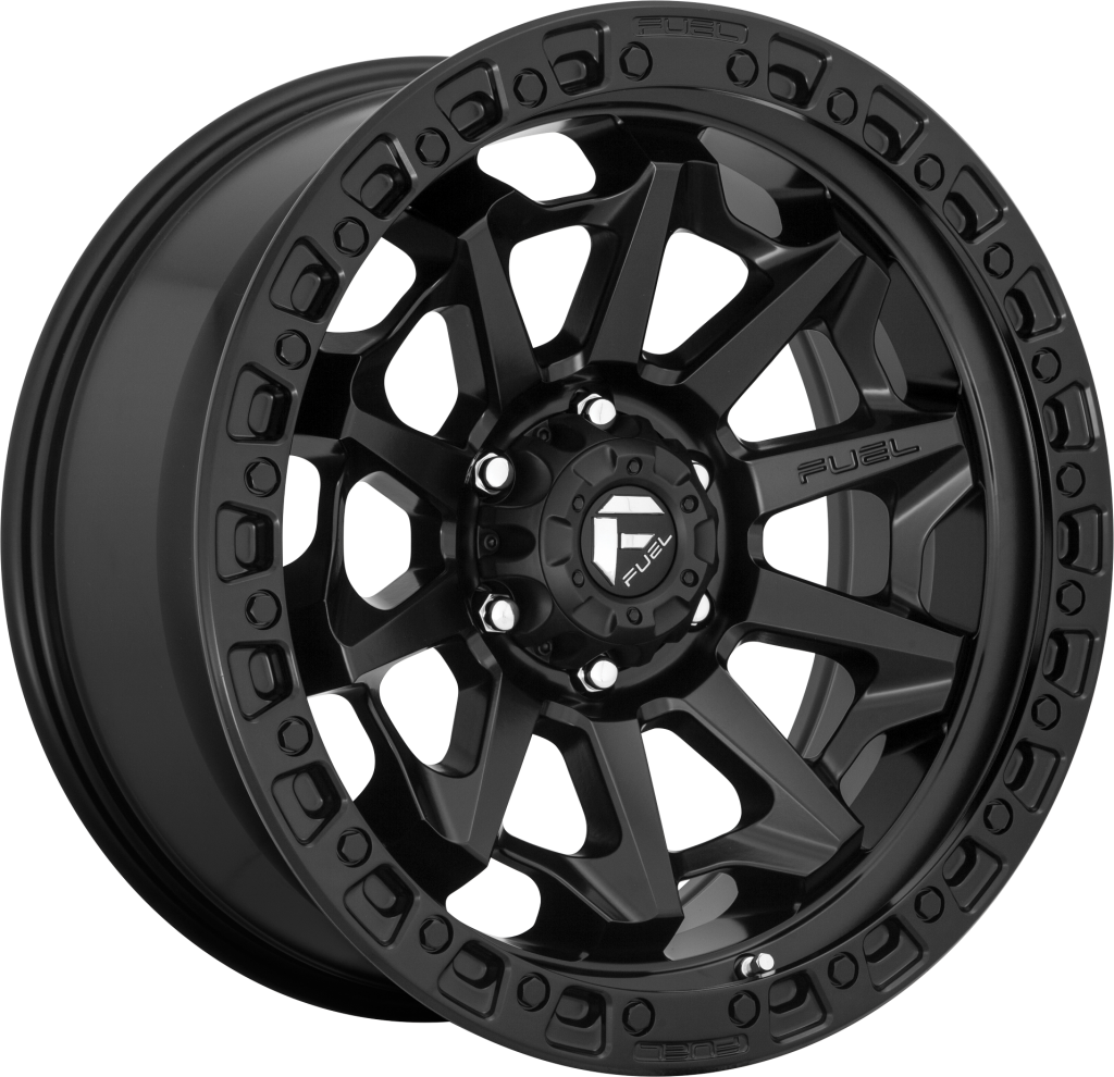 18" Fuel D694 Covert 18x9 8x180 1mm Wheel Matte Black For Chevy GMC ...