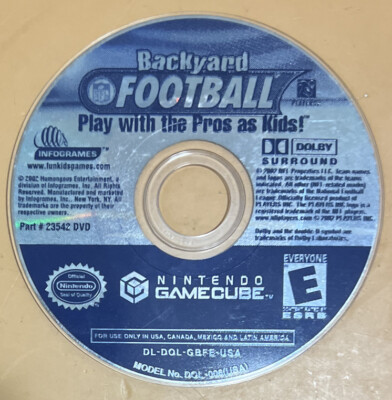Nintendo GameCube Disc Only Tested Backyard Football | eBay