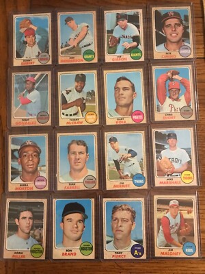 Tony Pierce 1968 Topps (Sale Is For Card In Title) (15,502 | eBay