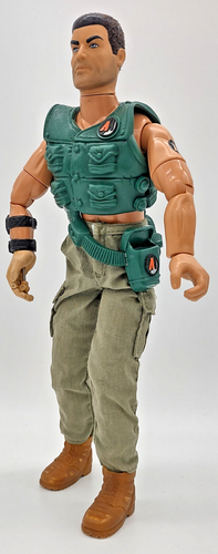 Hasbro Vintage Action Man ~BOWMAN~ 12" articulated flocked hair doll ...