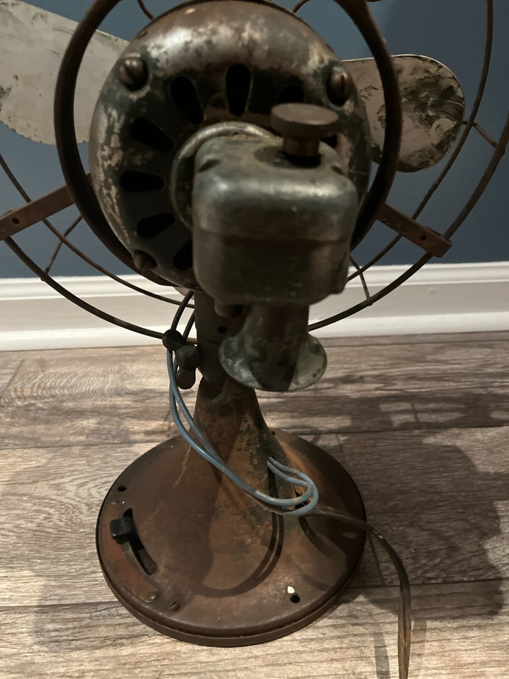 Antique/Vintage GE Fan with 3 Speed Oscillating in working condition | eBay