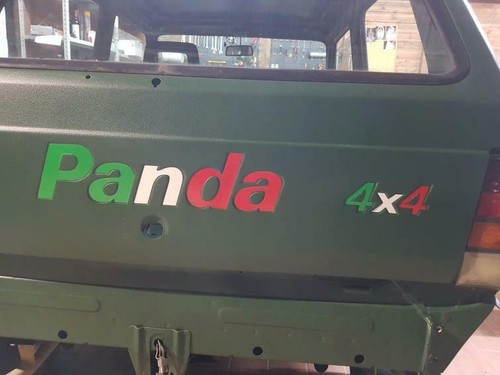 ADESIVO STICKER FIAT PANDA 4X4 PORTELLONE POSTERIORE FIAT PANDA - NO ...