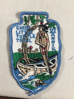 1967 Chief Little Turtle Trek Trail 6th ann lt blue BSA Trail Patch | eBay