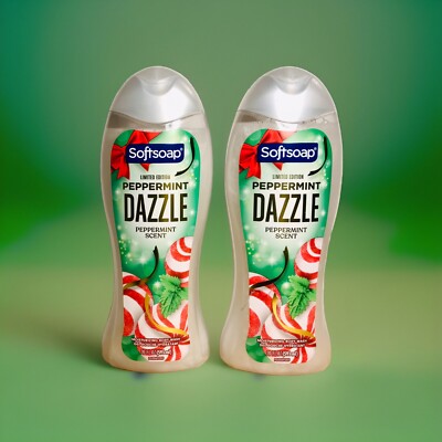 2 🎄 Softsoap Limited Edition Body Wash PEPPERMINT DAZZLE SCENT 20 OZ | eBay