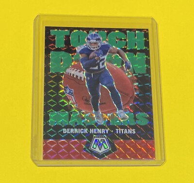 2020 Panini Mosaic Derrick Henry Touchdown Masters GREEN PRIZM SP ...