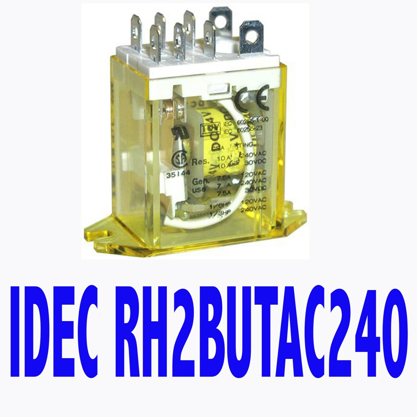 IDEC RH2B-UT-AC240V / RH2BUTAC240V RELAY NEW | eBay