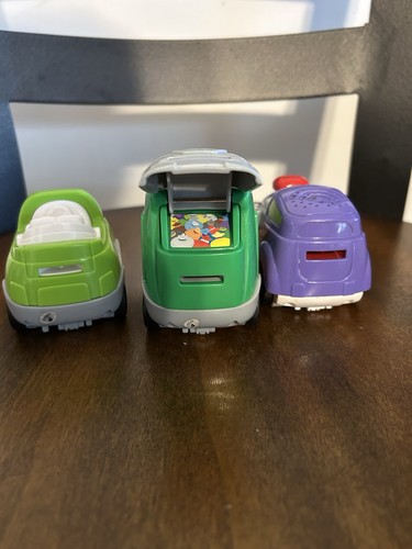 VTech Go! Go! Smart Wheels Cars Hot Rod,Garbage Truck And Convertible ...