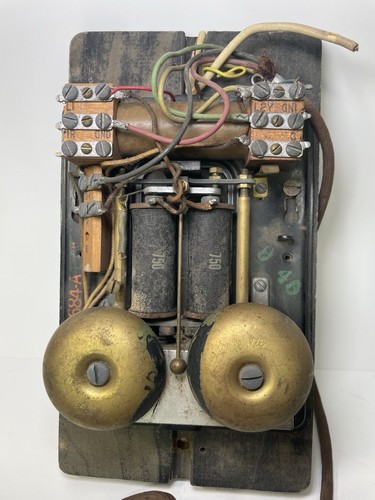 Antique Western Electric Rotary Phone Telephone w/ Ringer Box D1 F1 | eBay