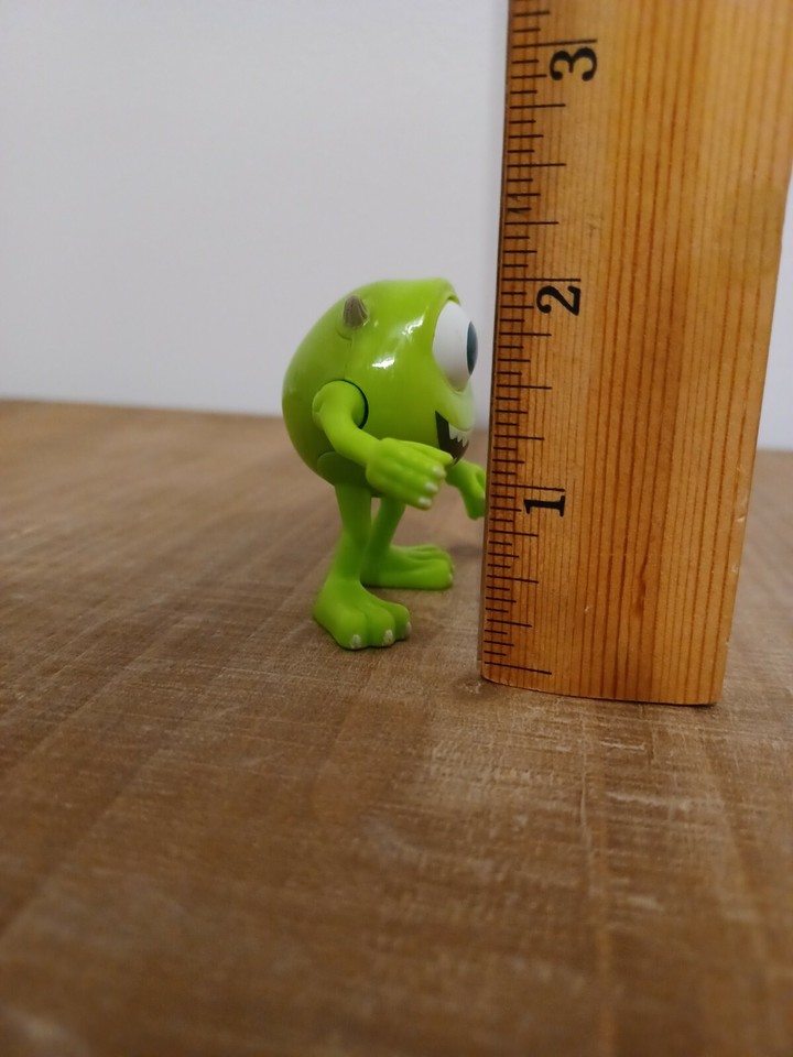 Disney Pixar Monsters Inc Mike Wazowski Green Figurine Toy | eBay
