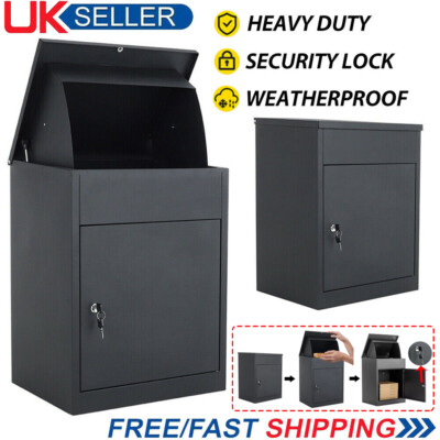 Extra Large Parcel Delivery Drop Box Lockable Outdoor Storage Letter ...