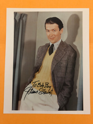 JAMES STEWART authentic hand-signed AUTOGRAPH headshot glossy photo w ...
