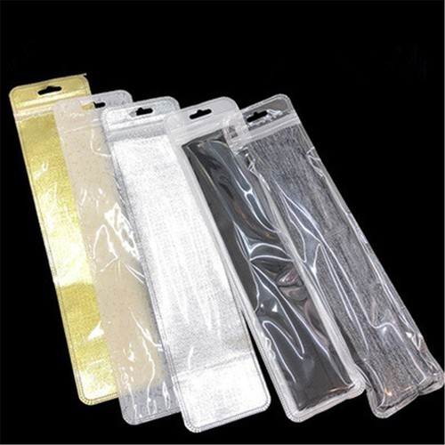 Pack of 100 PVC Plastic Bags Storing Watches Pouch Case (Regular Size ...