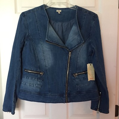 Reba Denim Jacket Size Large | eBay