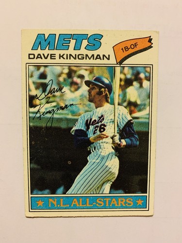 1977 Topps #500 Dave Kingman New York Mets | eBay