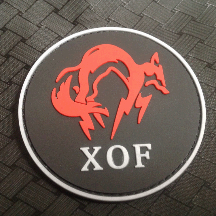 Metal Gear Solid MGS XOF HOOK LOOP PATCHES Special Forces Armband Patch ...